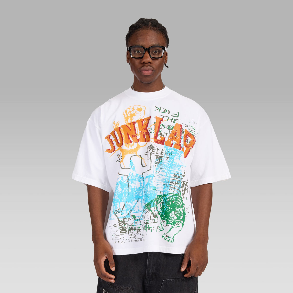 "Blueprint" T-Shirt (white) – JUNK LAB